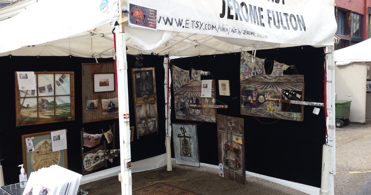 How to set up an art booth – A Shade of Art